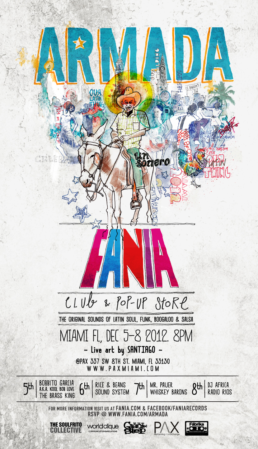 Armada Fania Pop Up Club and Store during Art Basel 12/2/12 – The Soul ...