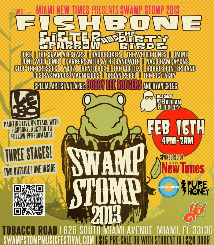 Swamp Stomp Music Festival 2013 2/16/13 – The Soul Of Miami