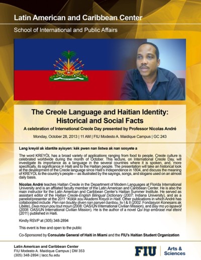 The Creole Language and Haitian Identity: Historical and Social Facts ...
