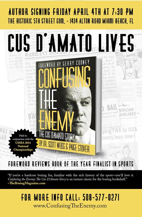 Cus D’amato Lives- Book Signing With Author Dr. Scott Weiss 4/4/14 ...