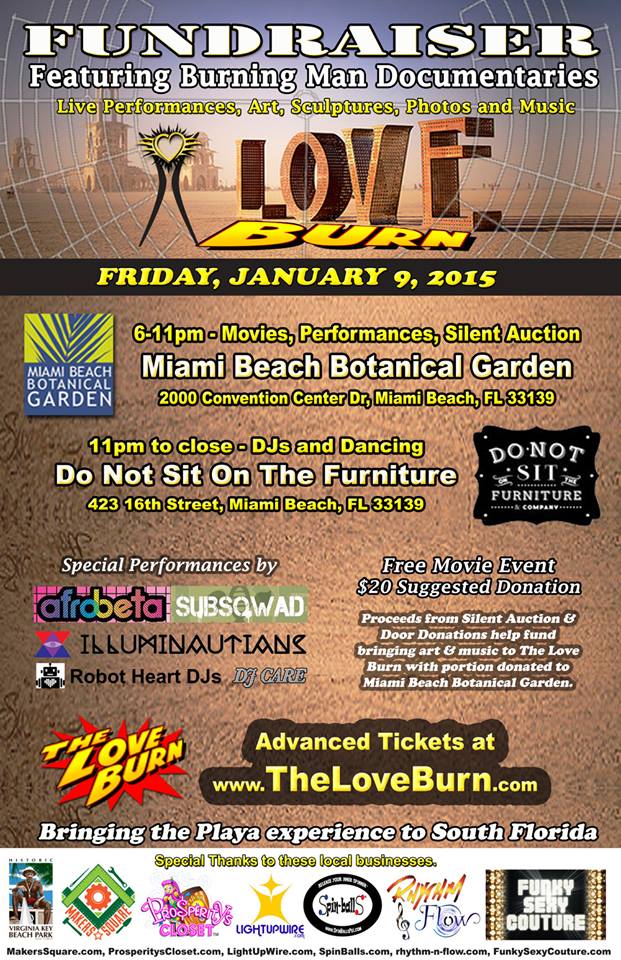 Burning man Movie Art Music Fundraiser for The Love Burn 1/9/15 – The ...