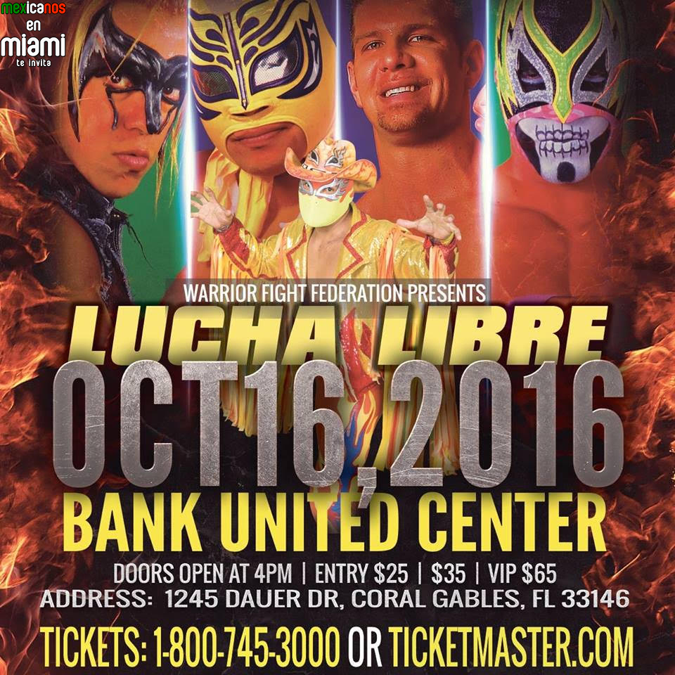Lucha Libre – Mexican Wrestling in Miami by Warrior Fight Federation 10 ...