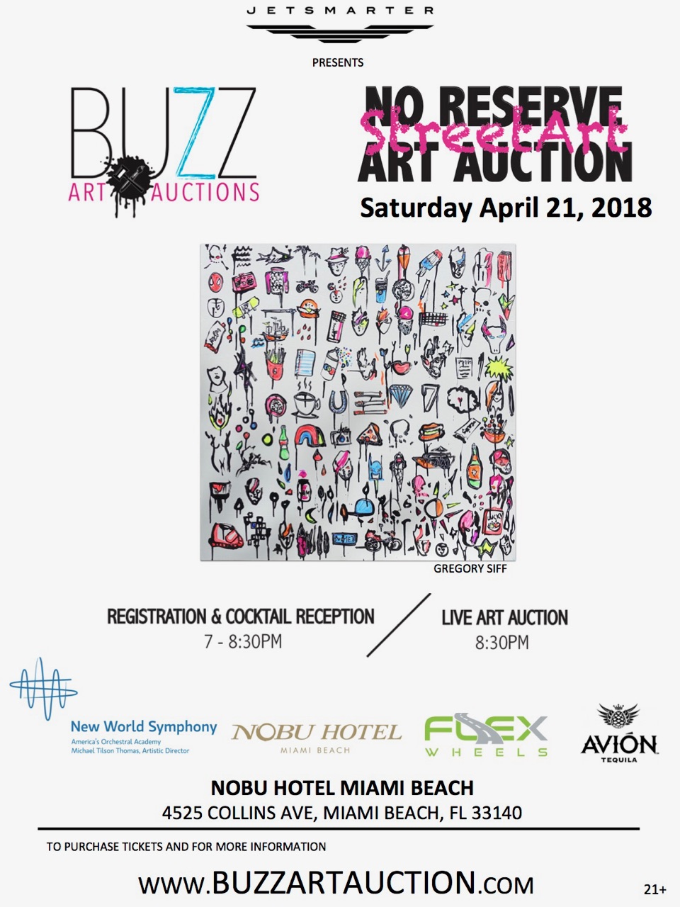 Buzz Art Auction 4/21/18 – The Soul Of Miami
