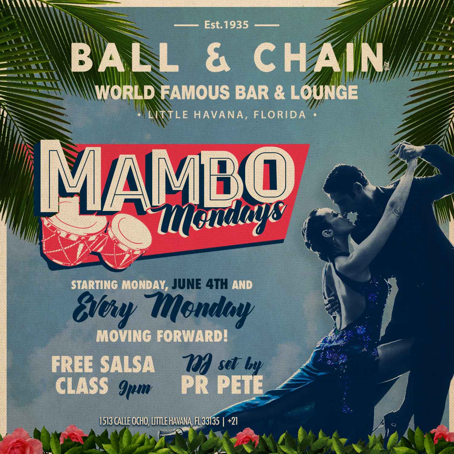Introducing Mambo Mondays at Ball and Chain 6/4/18 – The Soul Of Miami