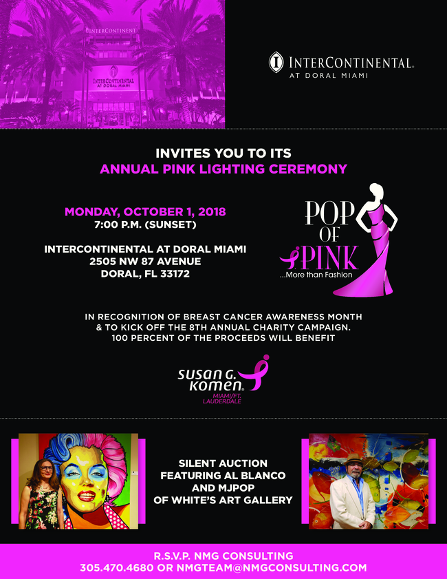 Pink Lighting Ceremony 10/1/18 – The Soul Of Miami