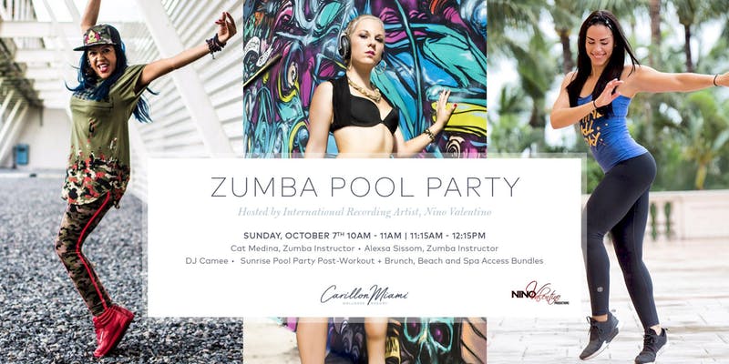 Zumba Pool Party Hosted By International Recording Artist Nino ...
