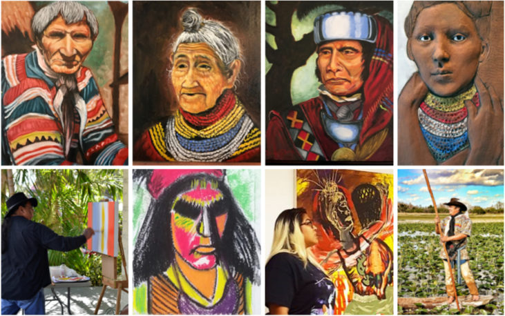 Seminole Art Scene from the Frontlines, A Fine Art Exhibit, at History ...