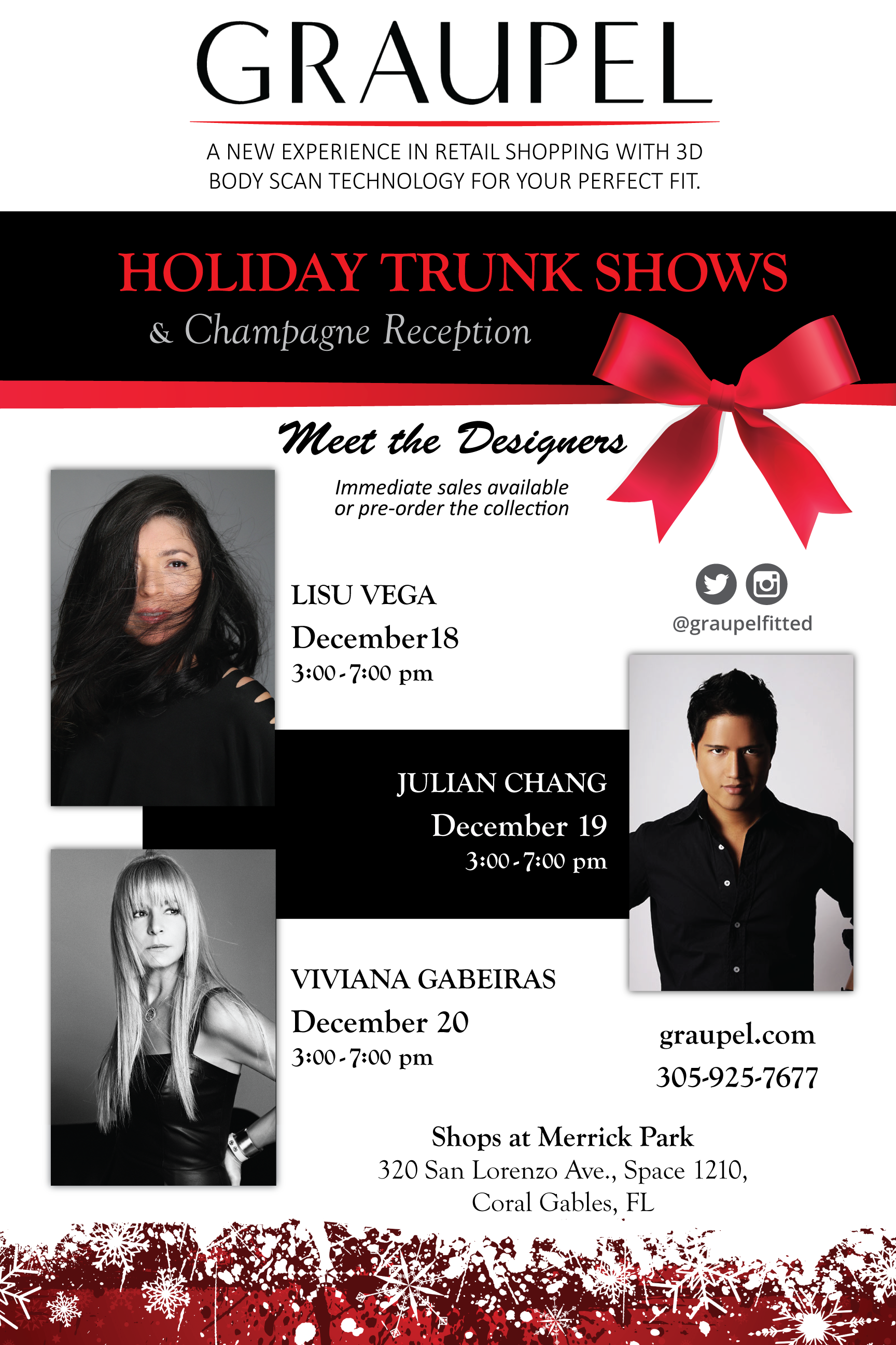 Graupel Holiday Trunk Shows and Champagne Reception 12/18/18 – The Soul ...