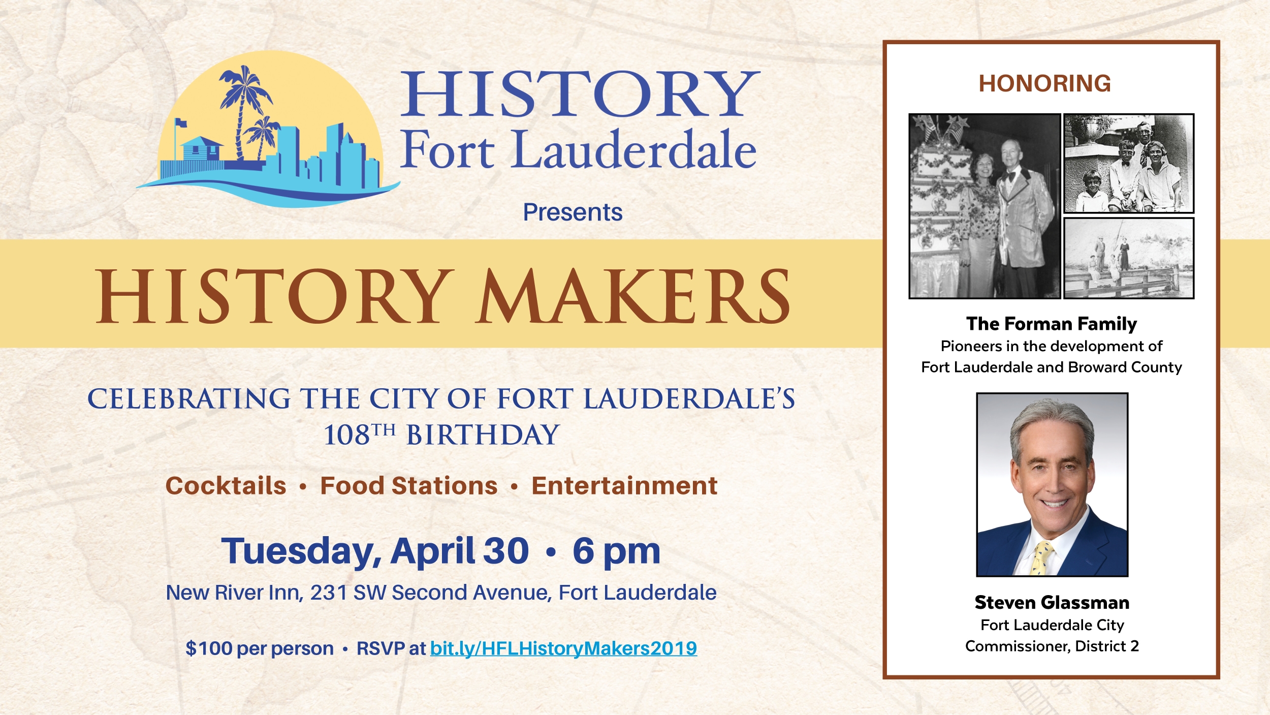 History Fort Lauderdale Honors The Forman Family & Fort Lauderdale ...