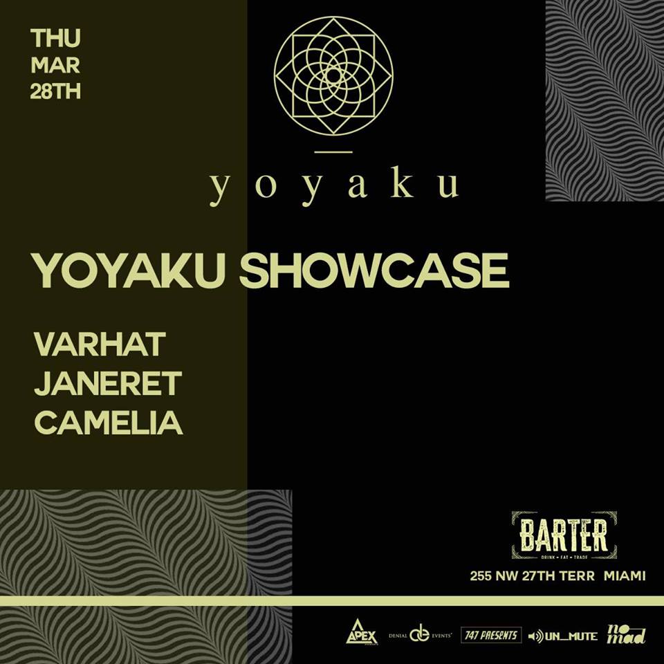 Yoyaku Showcase at Barter 3/28/19 – The Soul Of Miami