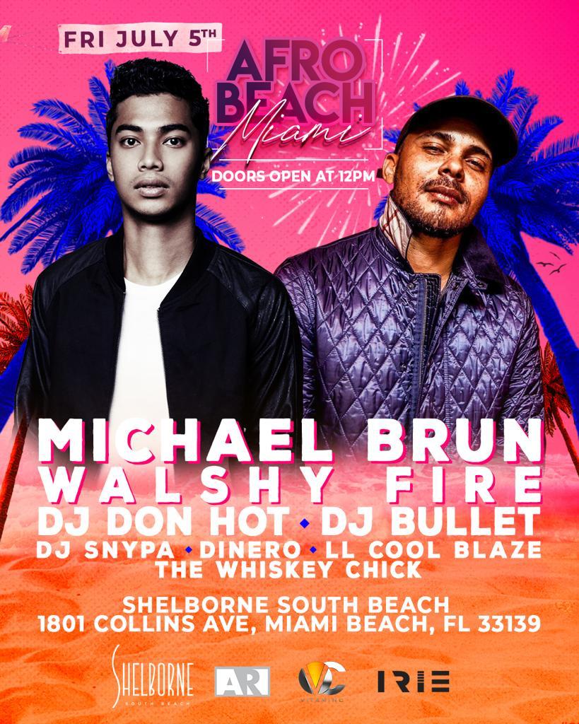 Afro Beach Miami 7/5/19 – The Soul Of Miami