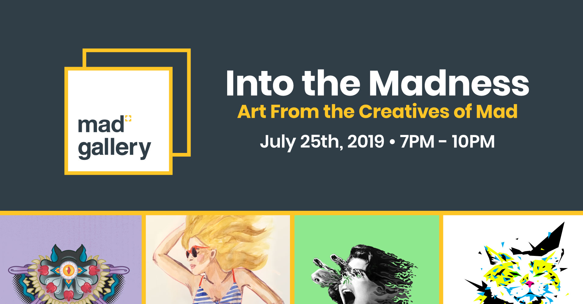 Into the Madness: Art from the Creatives of Mad 7/25/19 – The Soul Of Miami