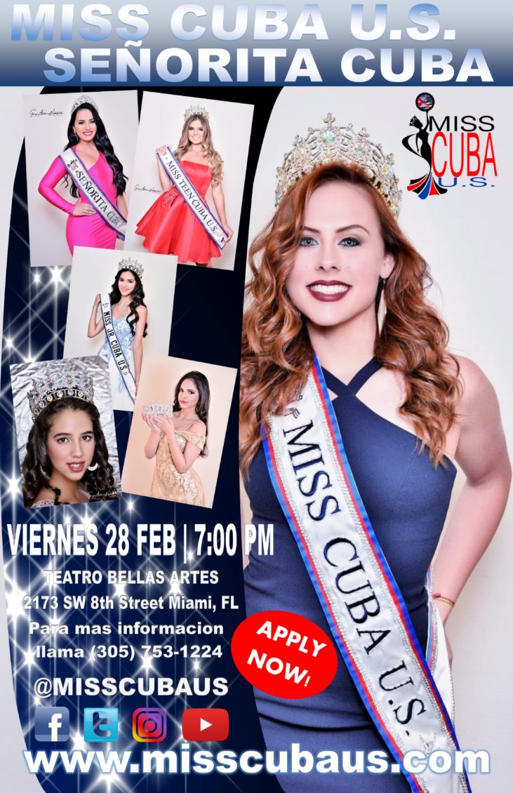 2020 Miss Cuba U.S. & Señorita Cuba 2/28/20 – The Soul Of Miami