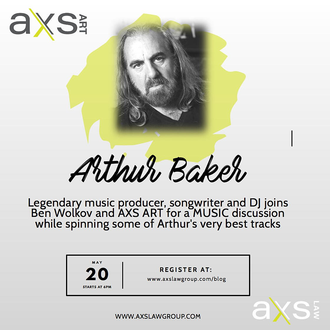 AXS ART Presents: Virtual Spinning with Legendary DJ and music producer ...