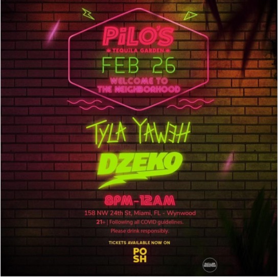 Pilo’s Tequila Garden Debuts with DJ Performances and Open Bar 2/26/21 ...