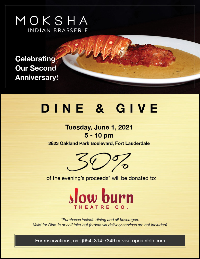 MOKSHA Indian Brasserie Second Anniversary “Dine & Give” Night on June ...