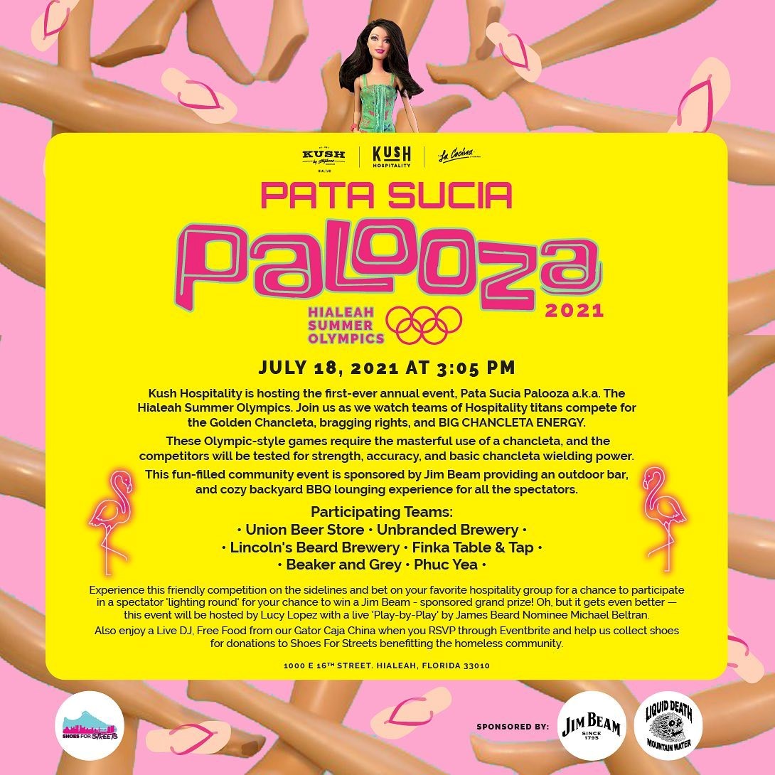 Kush Hialeah Presents: Pata Sucia Palooza 7/18/21 – The Soul Of Miami