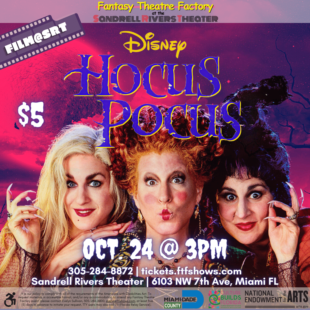 Film@Srt: Hocus Pocus 10/24/21 – The Soul Of Miami