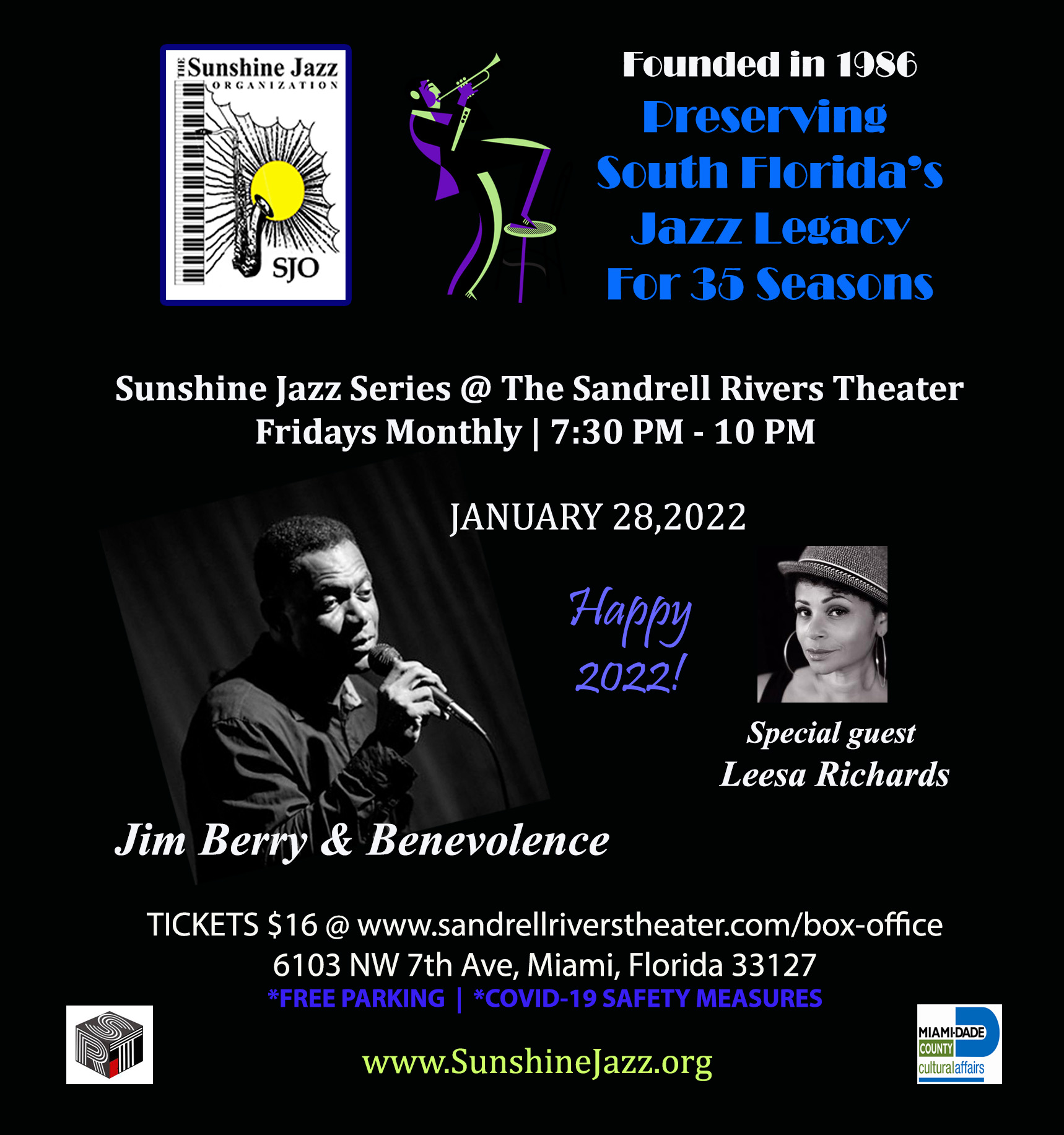 Sunshine Jazz Series presents Jim Berry & Benelovence with special ...