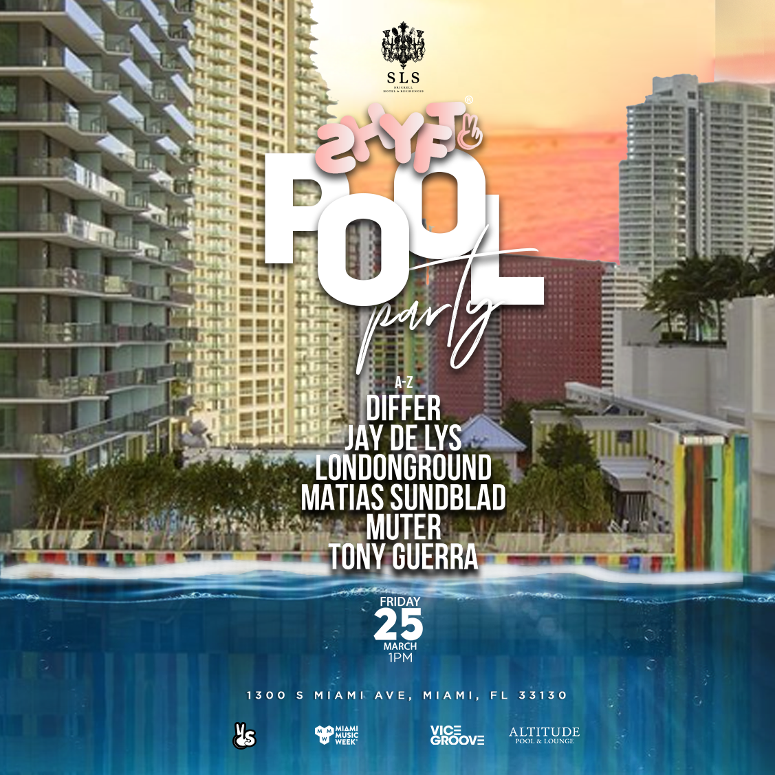 Shyft Pool Party Miami Music Week 3/25/22 – The Soul Of Miami