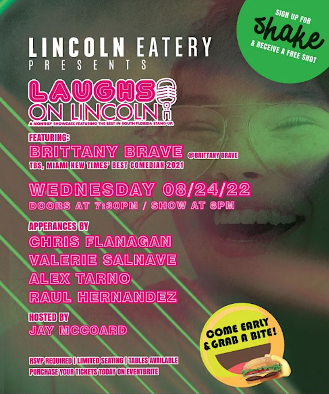 ‘Laughs on Lincoln’ Presented by Shake—Get into LOL for FREE with SHAKE ...