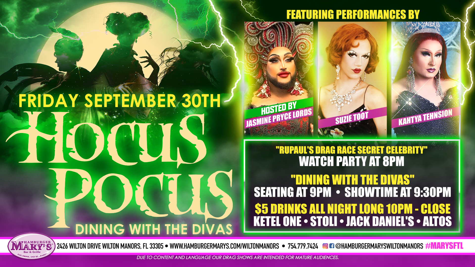 Hocus Pocus With The Divas 9/30/22 – The Soul Of Miami