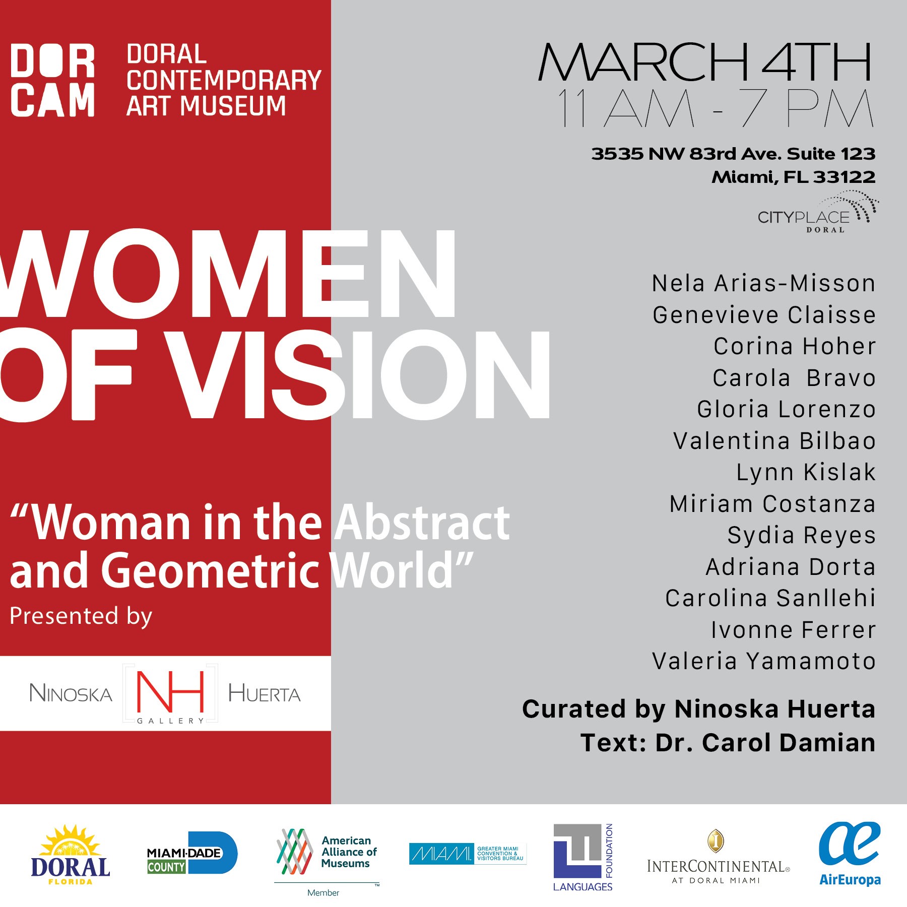 Doral Contemporary Art Museum at CityPlace Doral Announces New ...