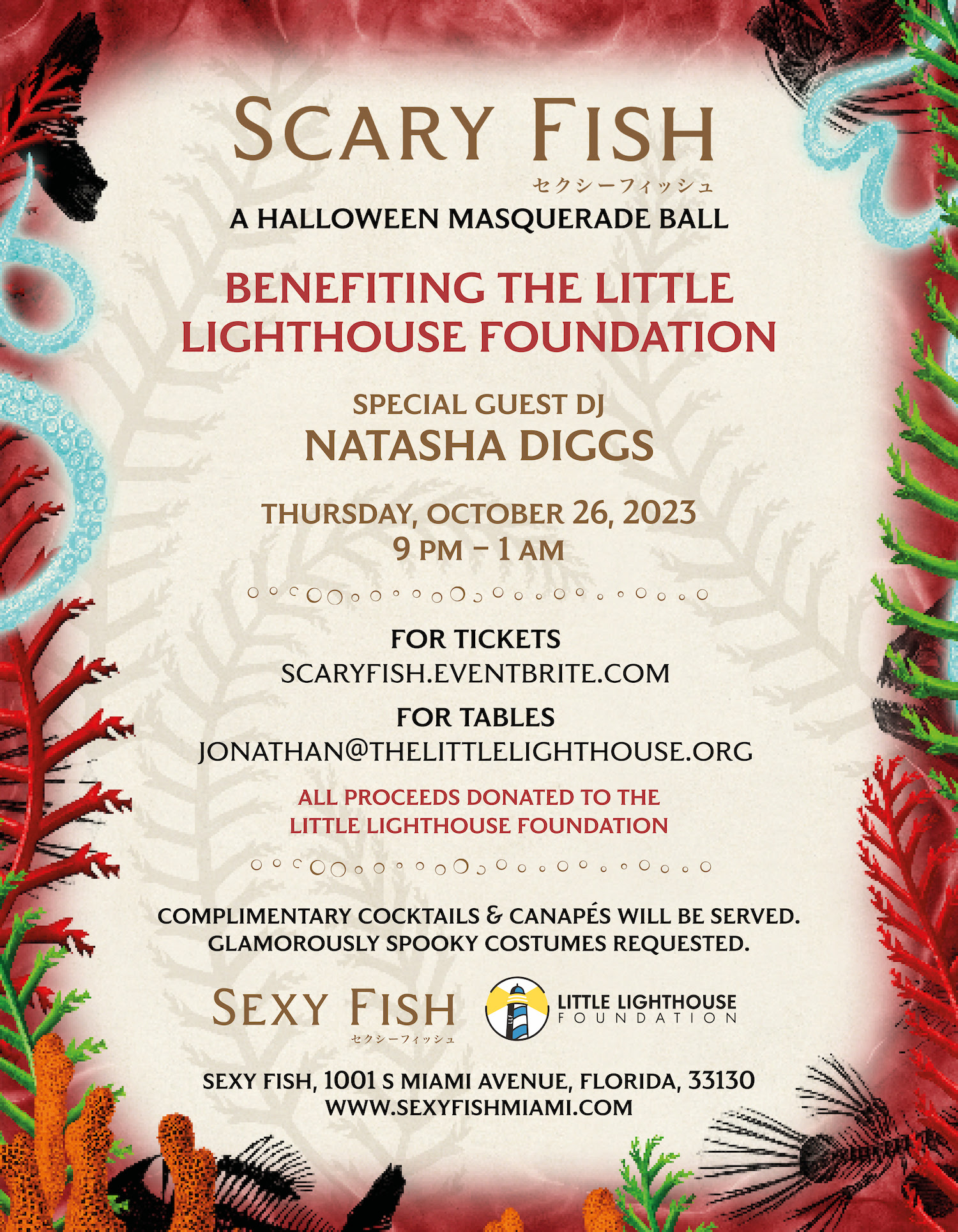 Little Lighthouse Foundation’s Scary Fish Masquerade Ball 10/26/23 ...