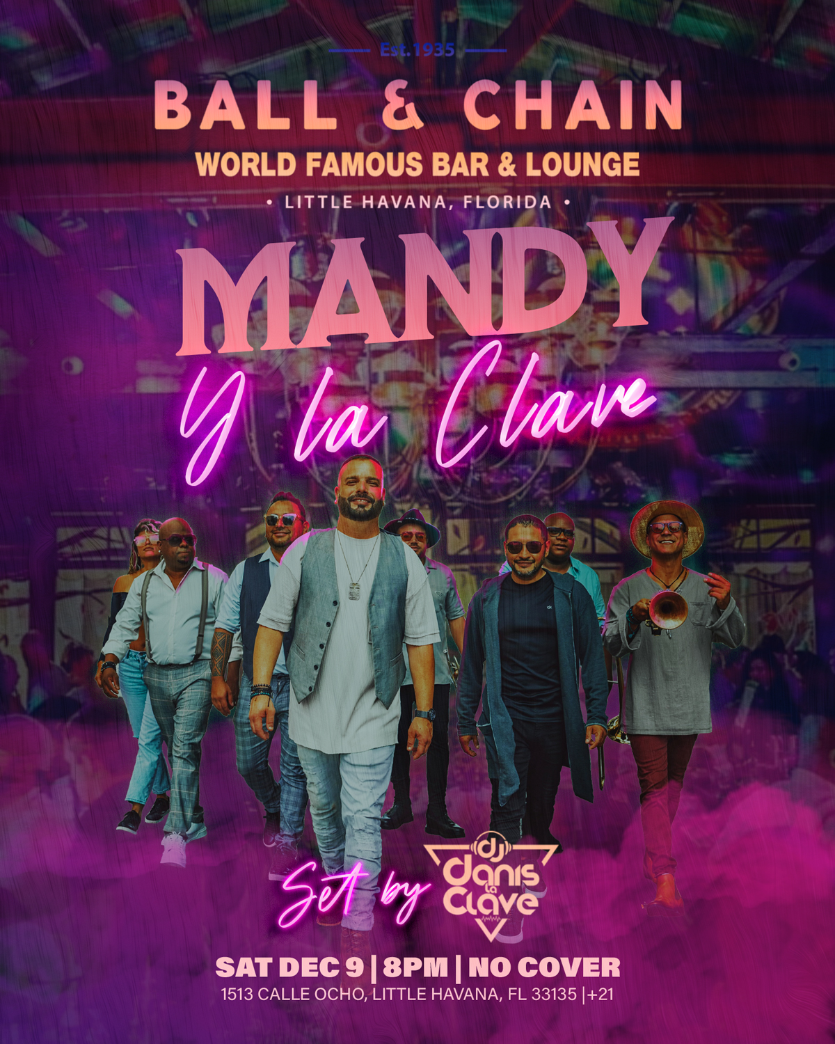 Mandy y la Clare at Ball & Chain 12/9/23 – The Soul Of Miami
