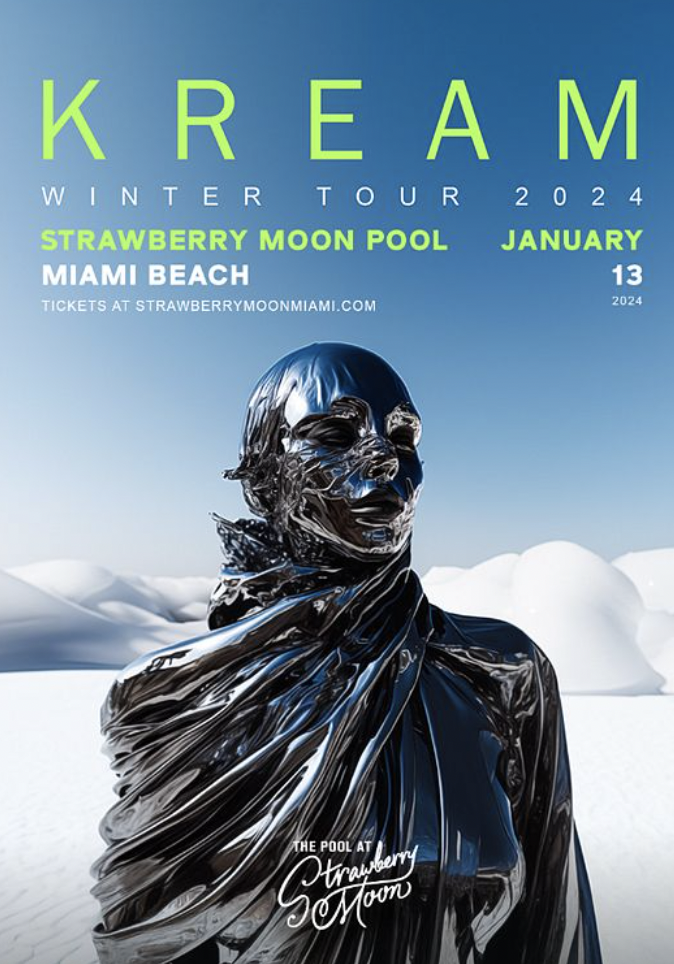 The Pool at Strawberry Moon Presents: Kream Pool Party 1/13/24 – The Soul Of Miami