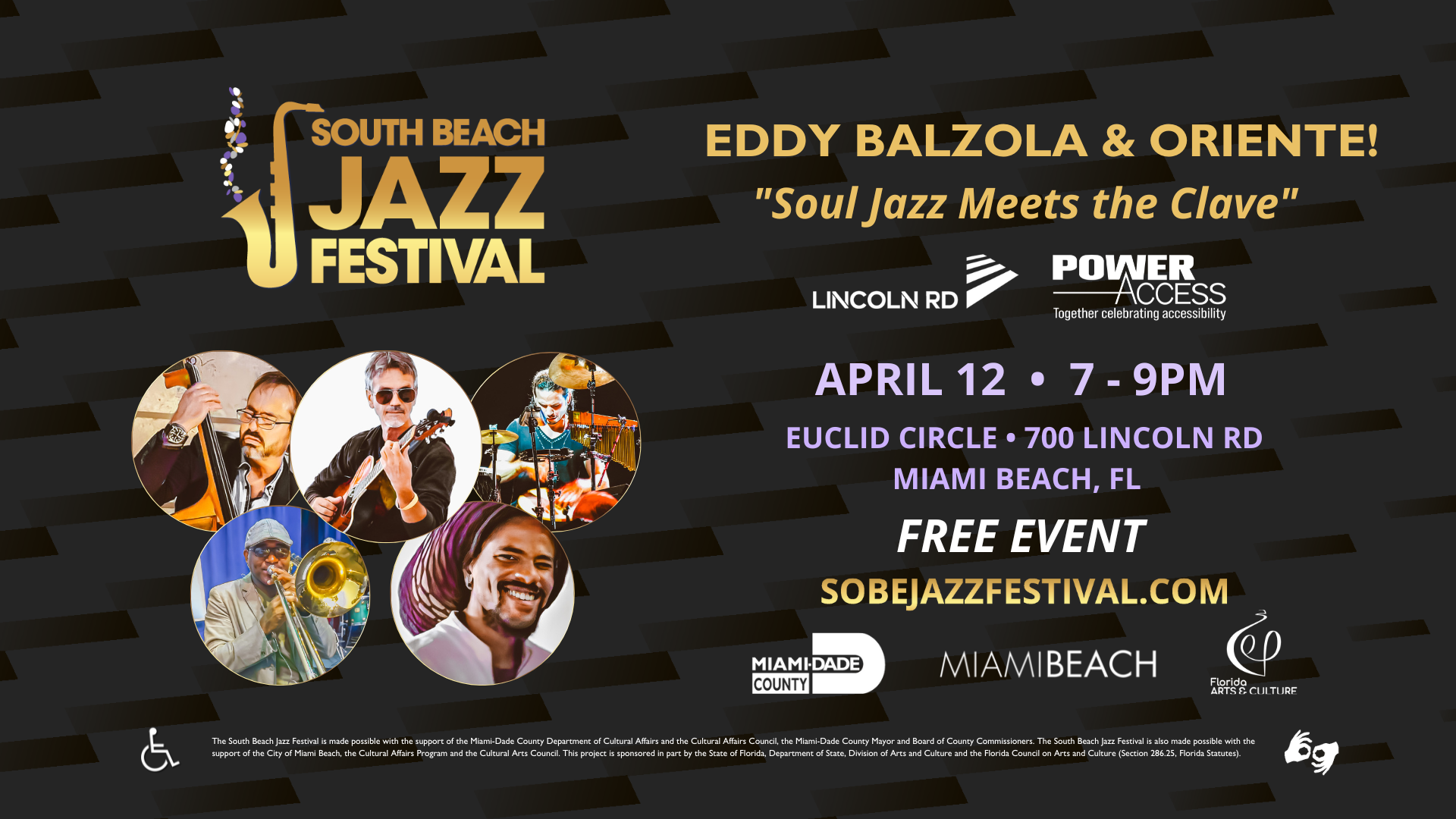 Eddy Balzola and Oriente! 4/12/24 – The Soul Of Miami