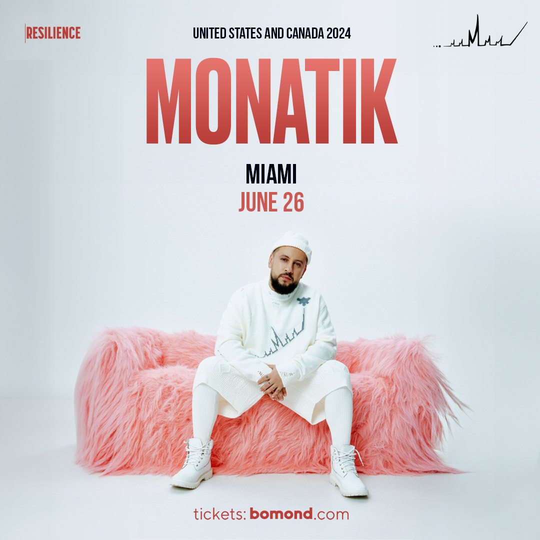 MONATIK is visiting Miami with his legendary program 6/26/24 – The Soul Of Miami