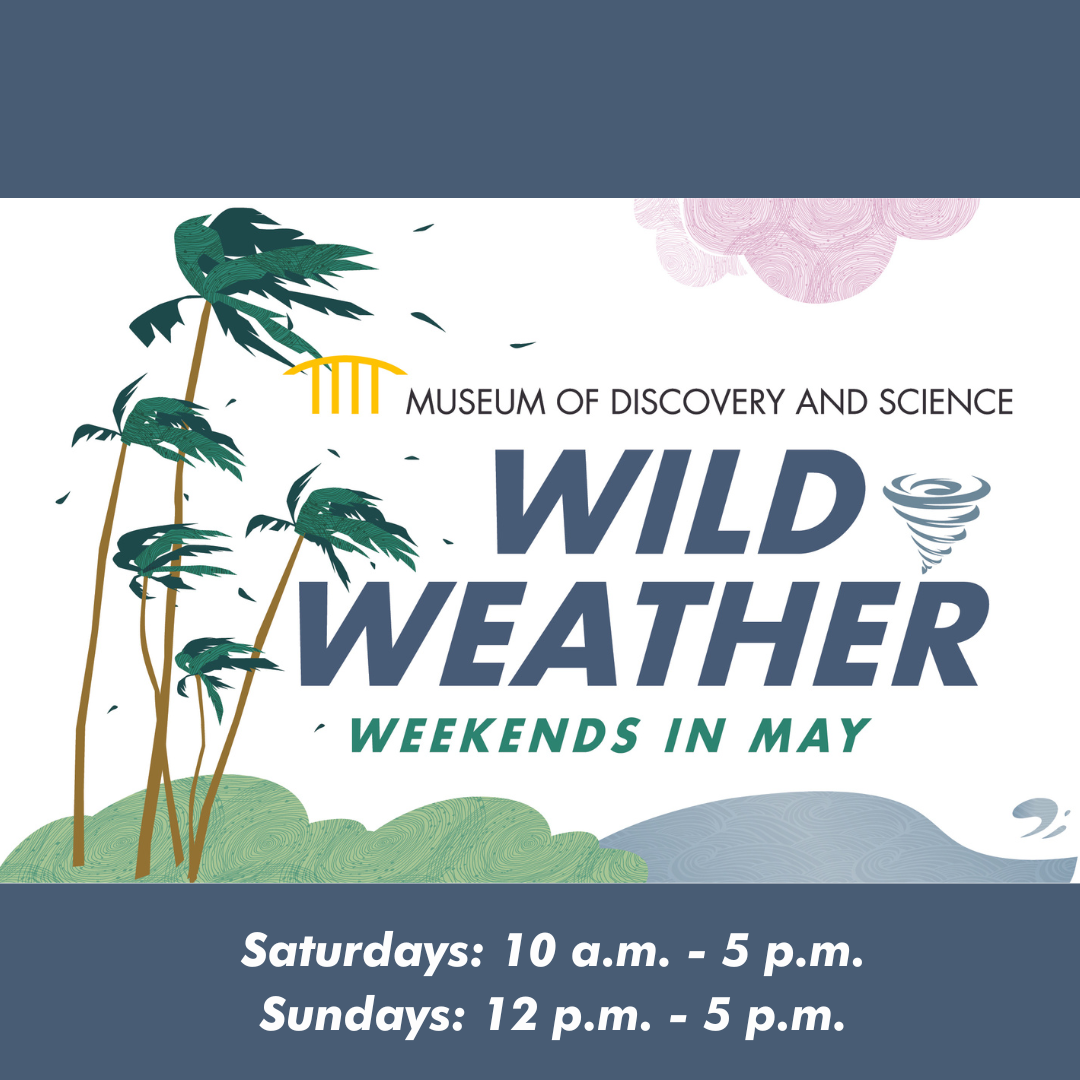 Wild Weather Weekends at Museum of Discovery and Science 5/4/24 – 5/26 ...