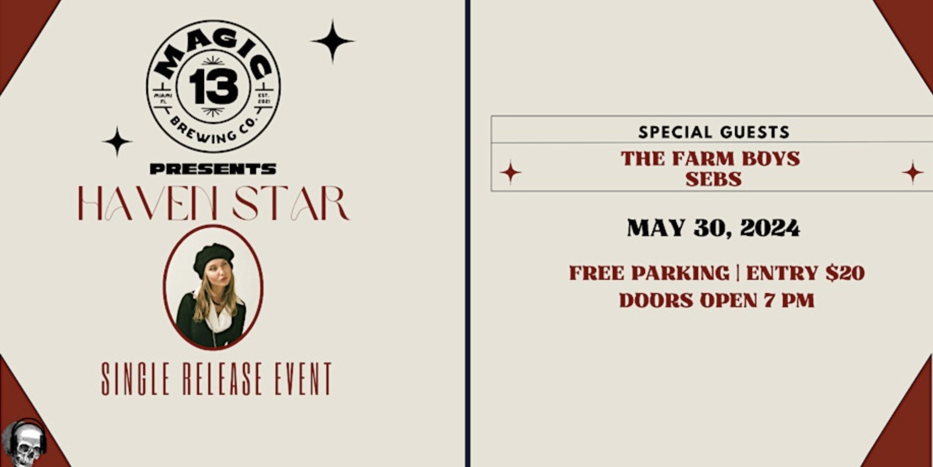 Haven Star Single Release Event at Magic 13 5/30/24 – The Soul Of Miami