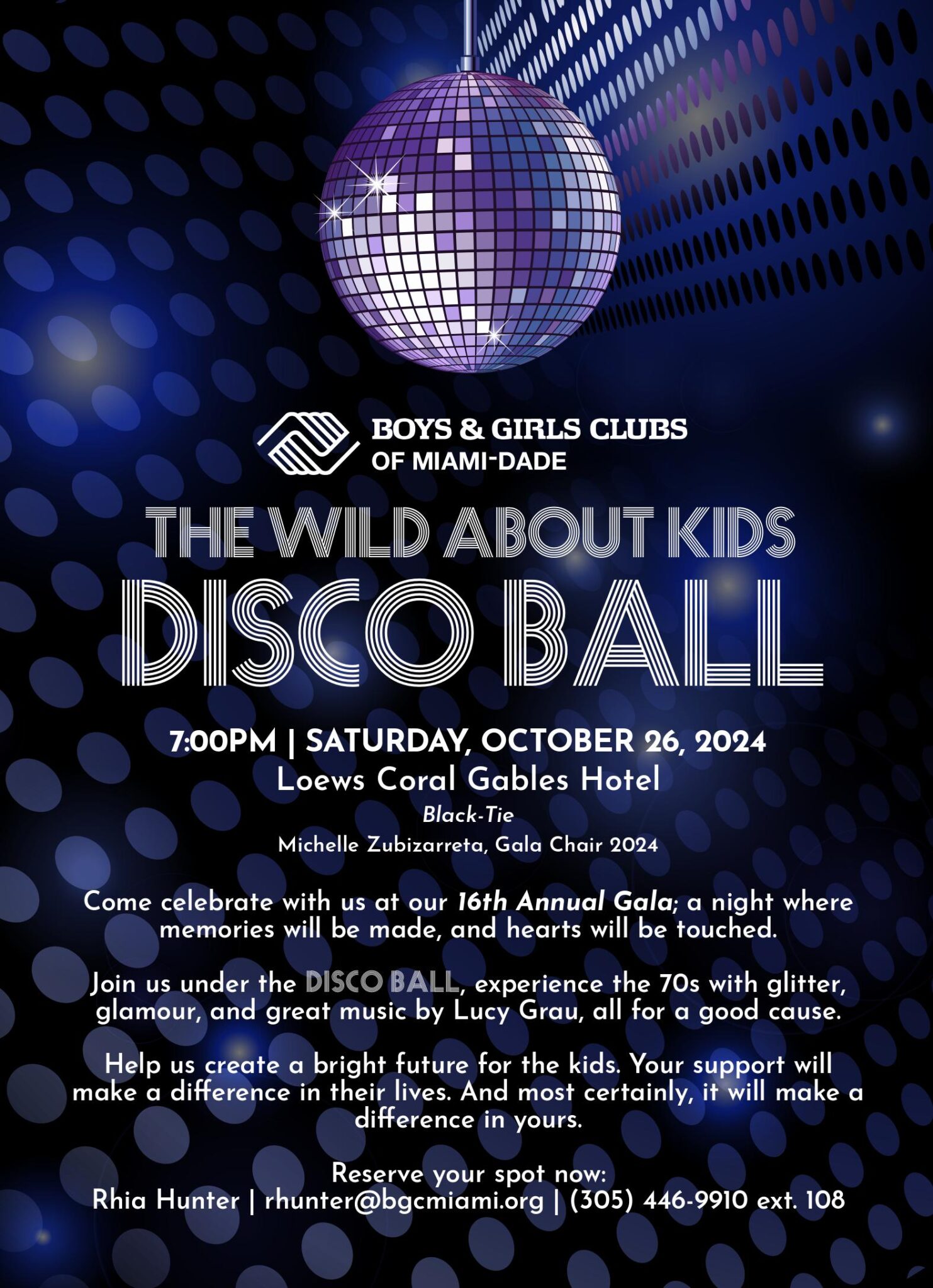 Boys & Girls Clubs of Miami-Dade’s 16th Annual “Wild About Kids” Disco ...