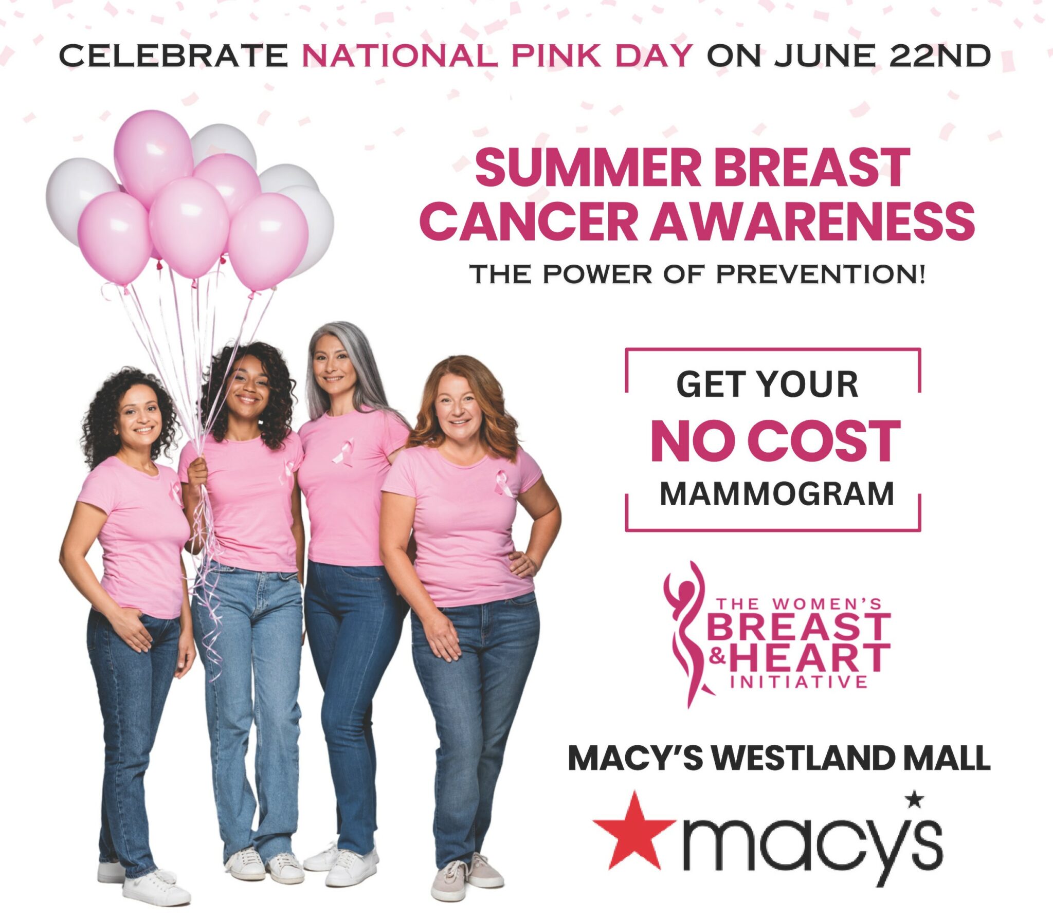 Women’s Breast & Heart Initiative Celebrates National Pink Day with ...