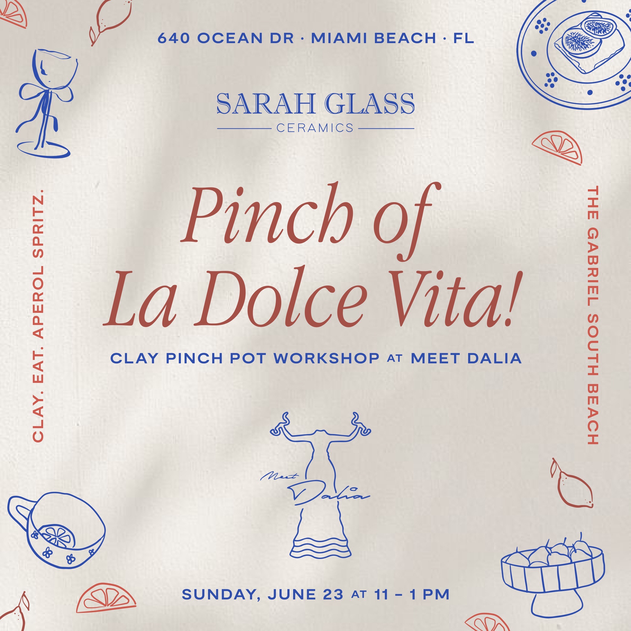 Gabriel South Beach Presents A Pinch of La Dolce Vita Workshop at Meet ...