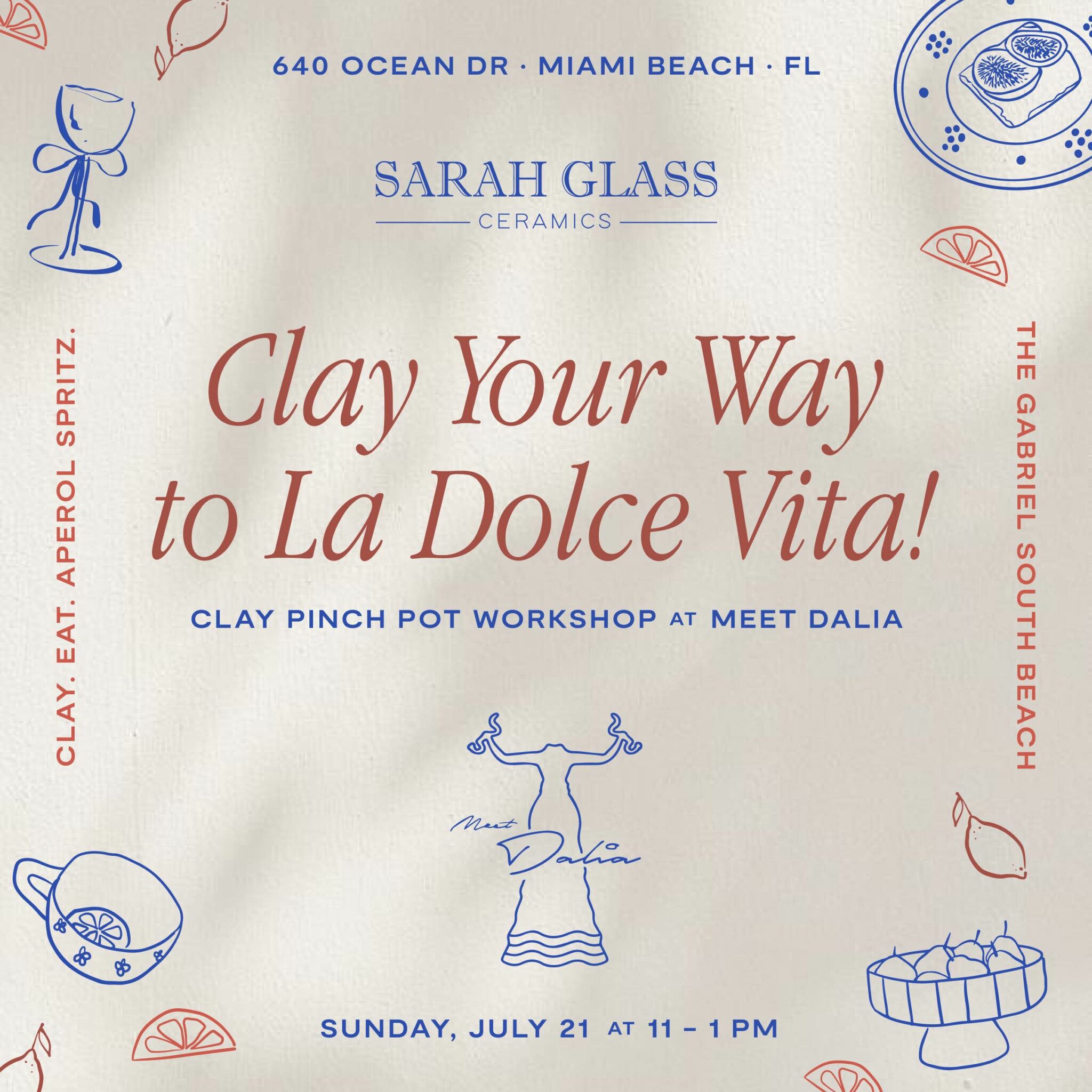 Gabriel South Beach Presents A Pinch of La Dolce Vita Workshop at Meet ...