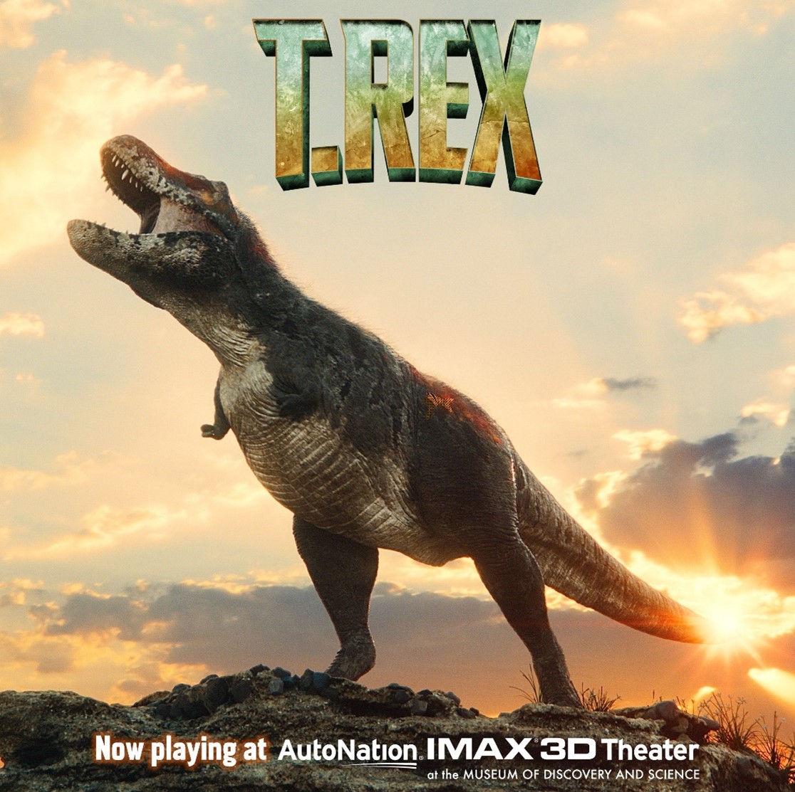 T. Rex Roars into the Autonation® IMAX ® 3D Theater at the Museum of ...