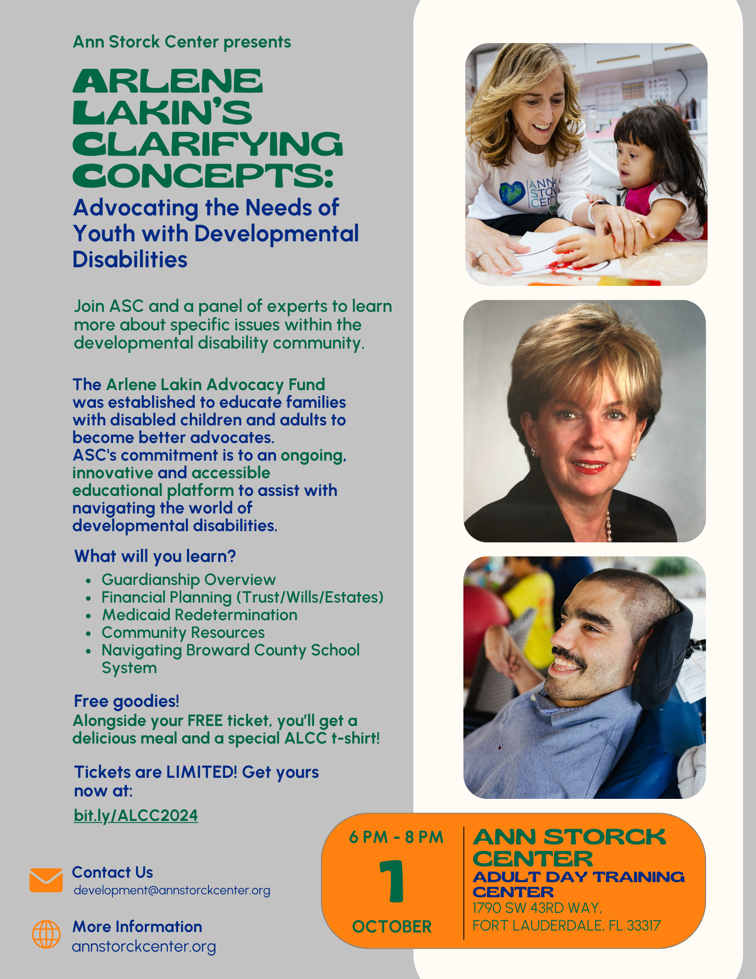 Ann Storck Center to Host “Arlene Lakin’s Clarifying Concepts ...