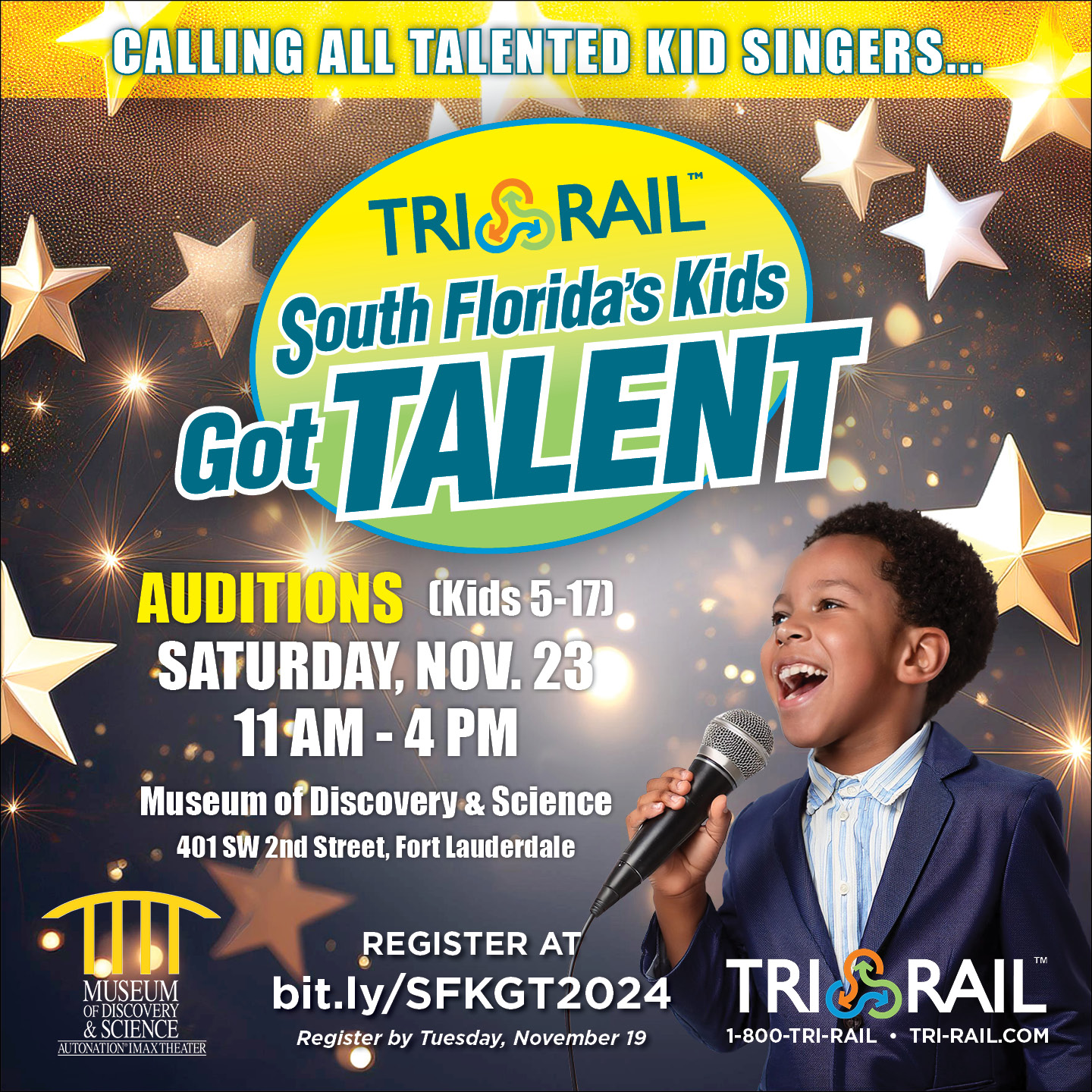 South Florida’s Kids Got Talent 2024 Auditions at Museum of Discovery ...