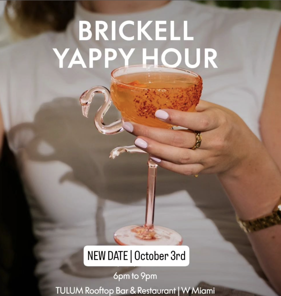 October Yappy Hour at W Miami’s TULUM Rooftop Bar & Restaurant 10/3/24 ...