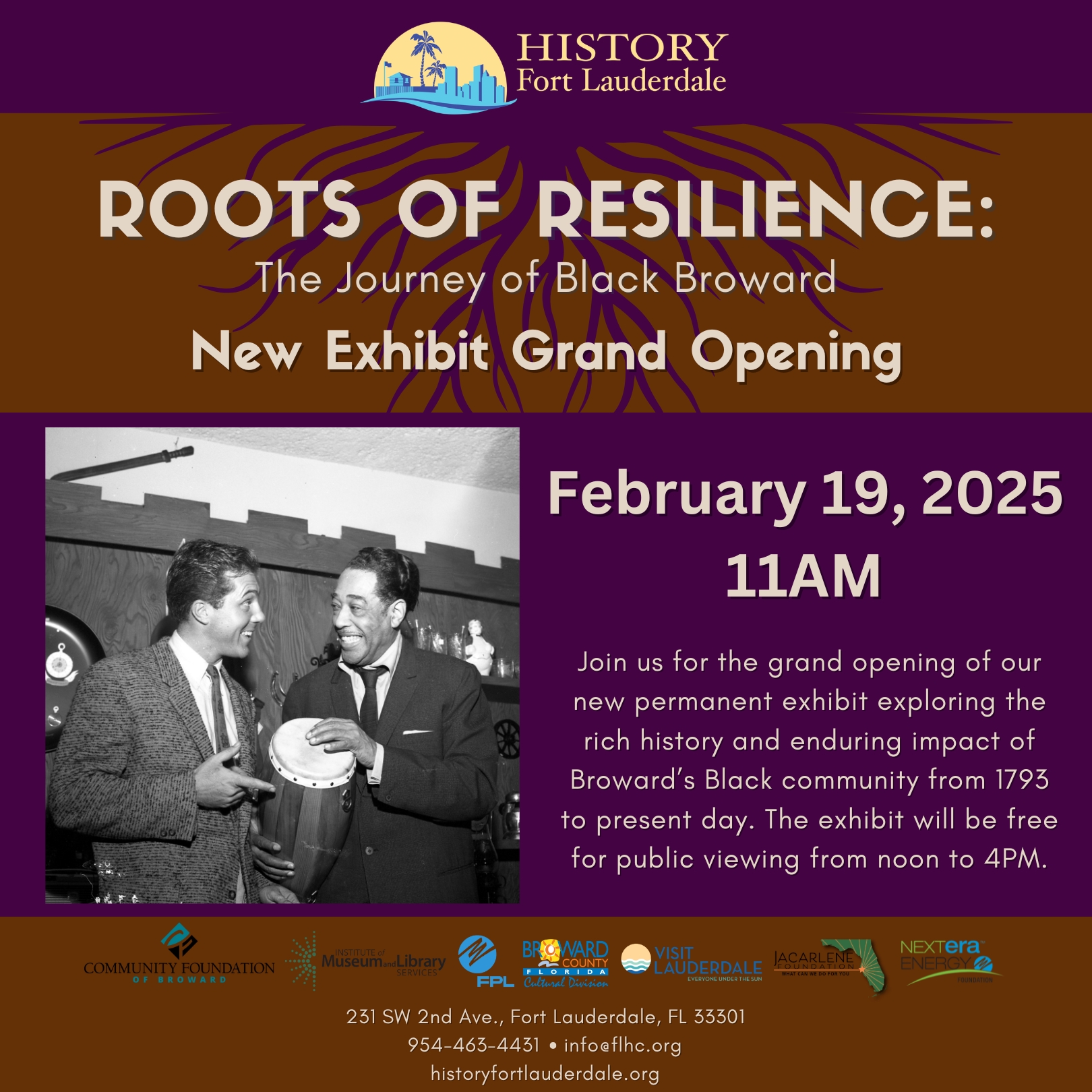 “Roots of Resilience: The Journey of Black Broward” Exhibit Grand ...