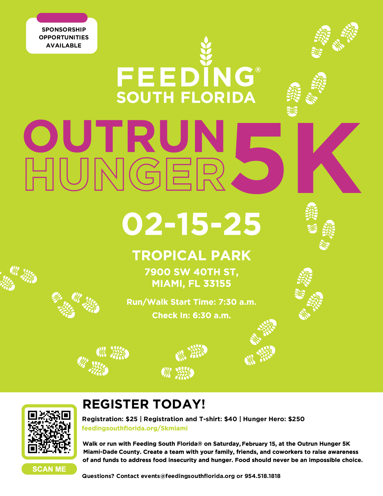 Feeding South Florida’s Annual Outrun Hunger 5K Miami 2/15/25 – The ...