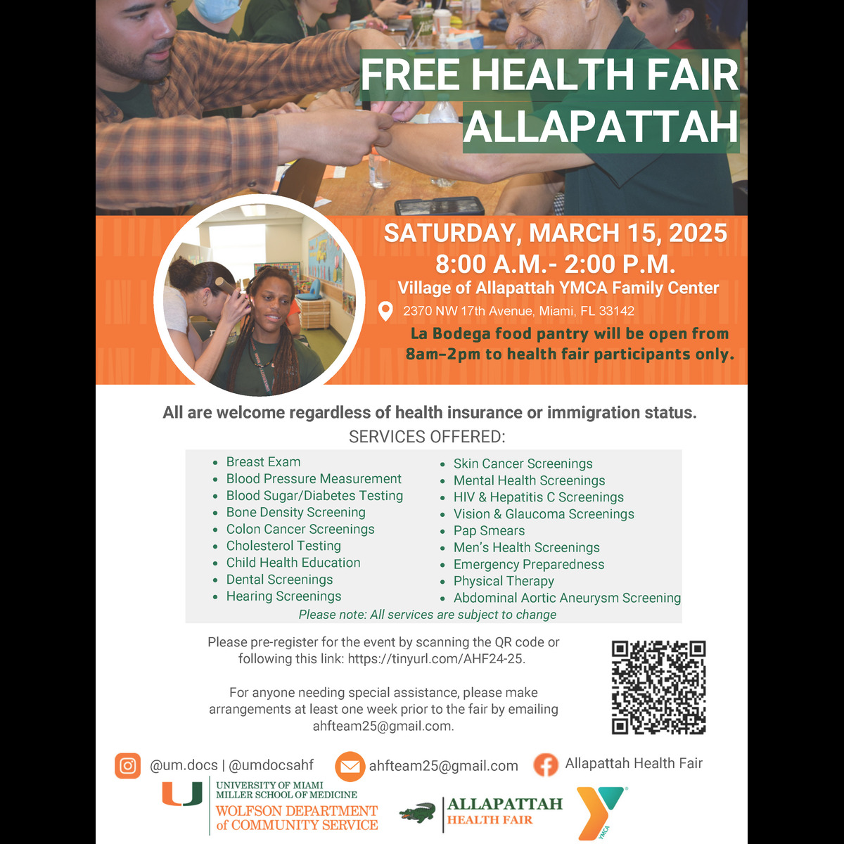 Free Health Fair in Miami 3/15/25 – The Soul Of Miami
