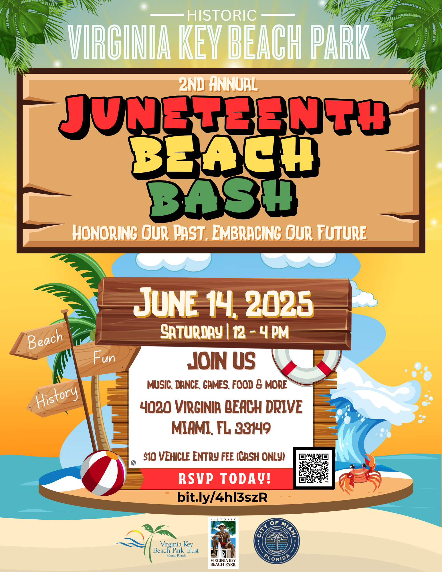 Juneteenth Beach Bash 6/14/25 – The Soul Of Miami