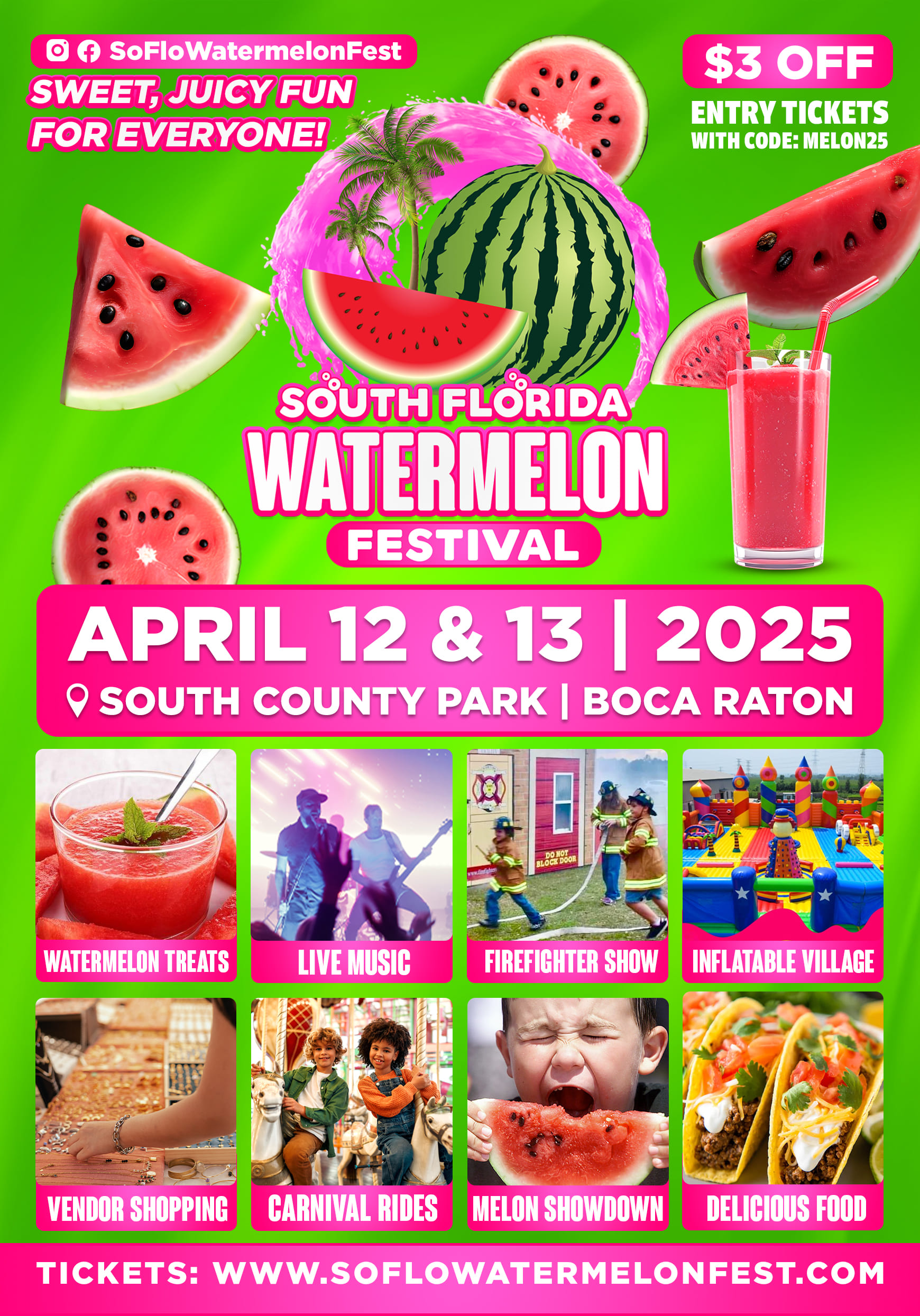 South Florida Watermelon Festival 4/12/25, 4/13/25 – The Soul Of Miami