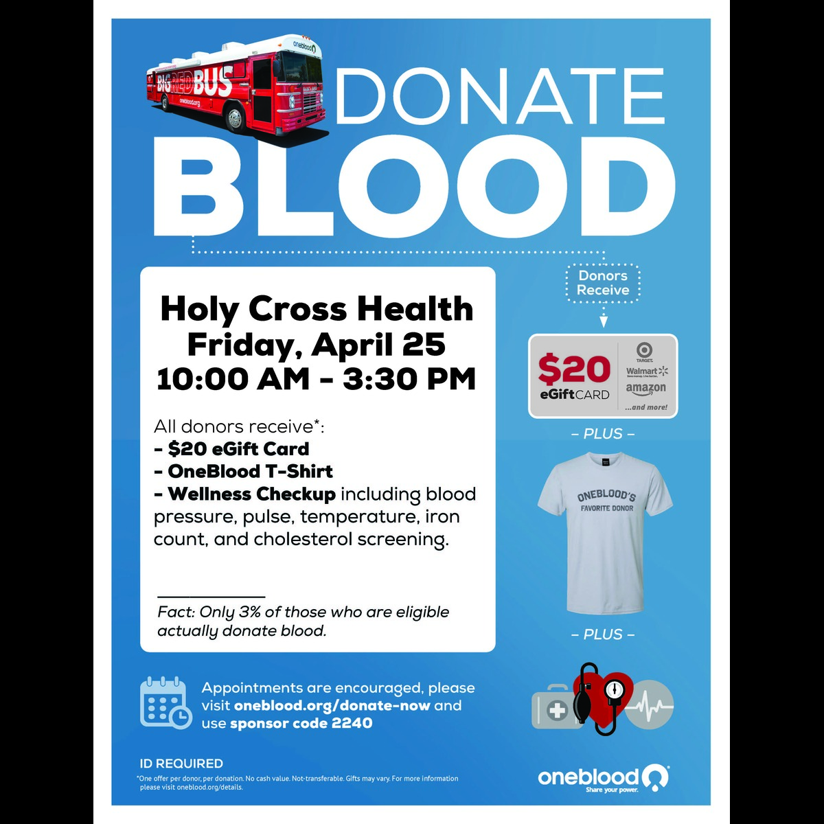 Blood Drive at Holy Cross Health on April 25 4/25/25 – The Soul Of Miami