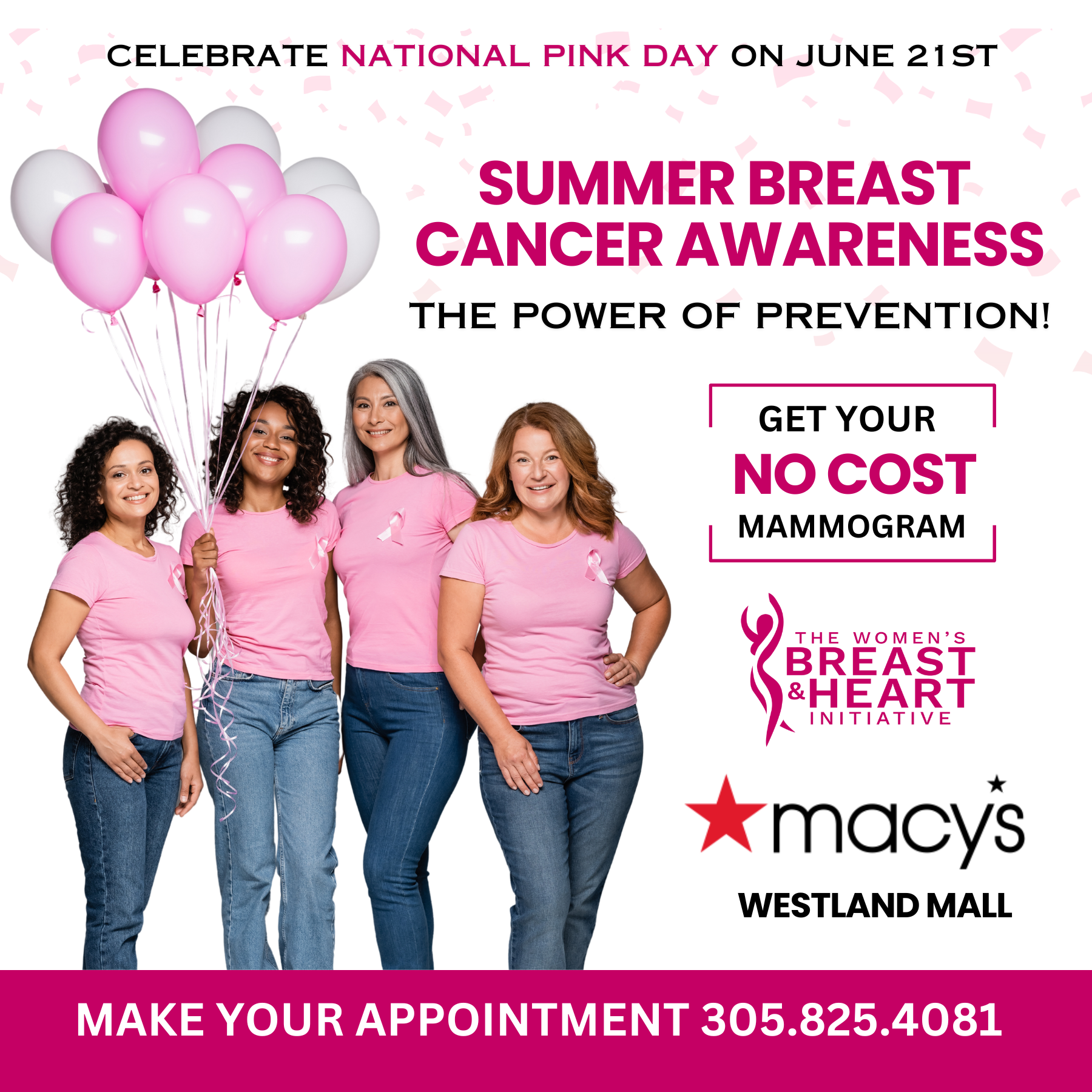 Women’s Breast & Heart Initiative Celebrates National Pink Day with ...