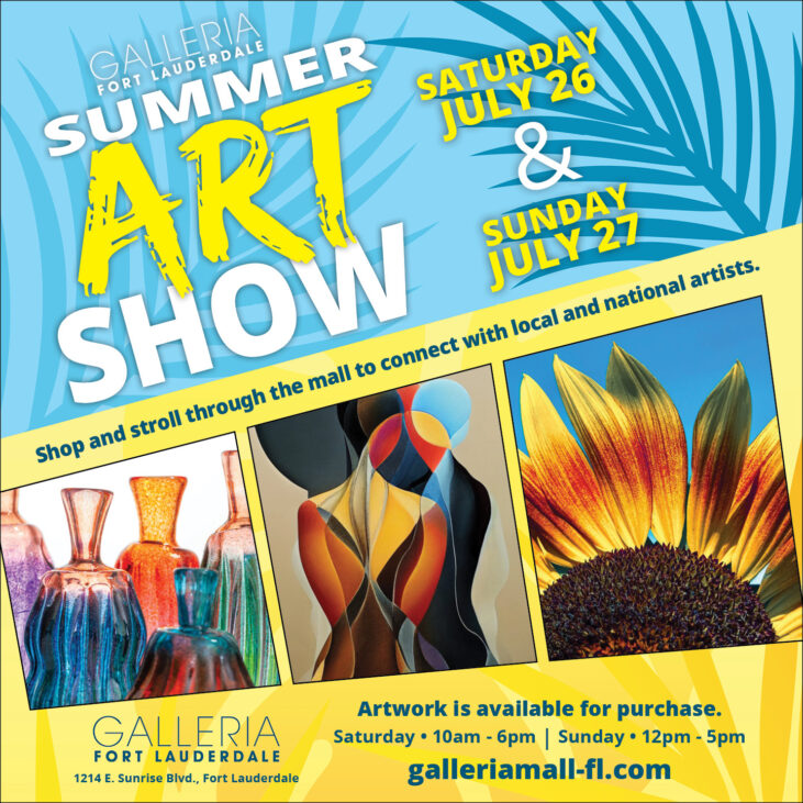 Shop & Stroll a Summer Art Show at Galleria Fort Lauderdale 7/26/25, 7 ...